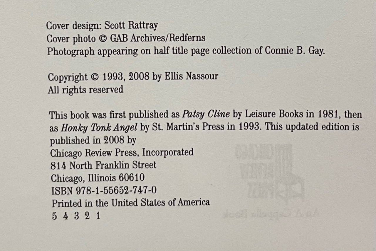 Honky Tonk Angel: The Intimate Story of Patsy Cline - Updated Edition