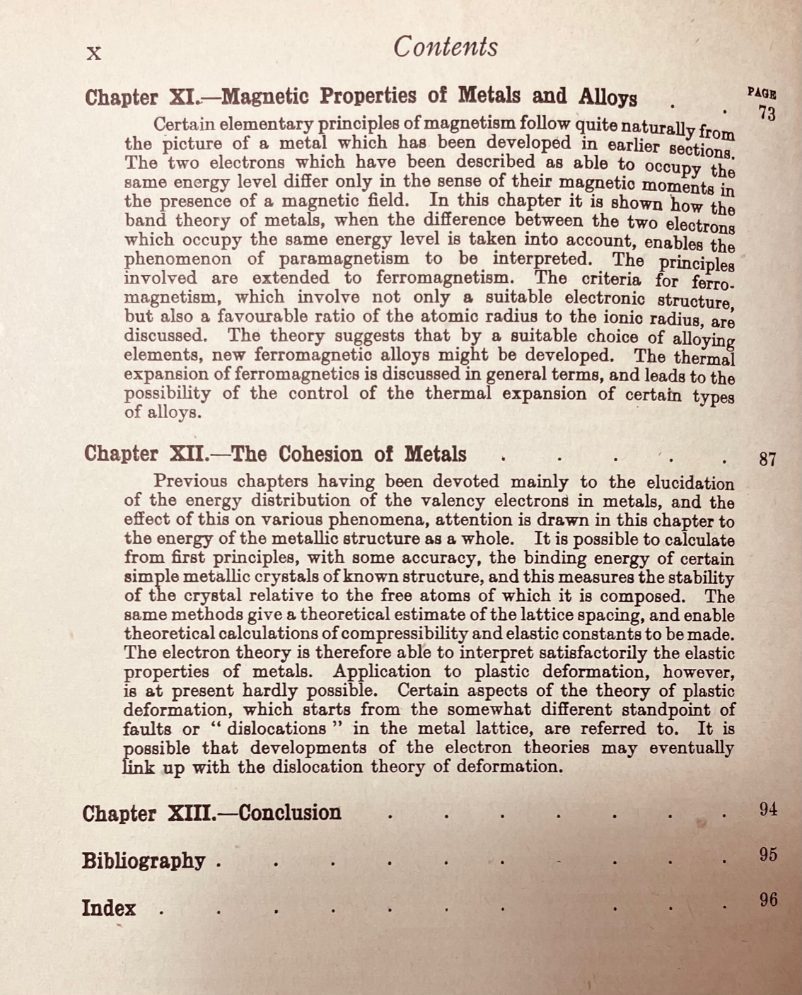 An Introduction to the Electron Theory of Metals [Institute of Metals ...