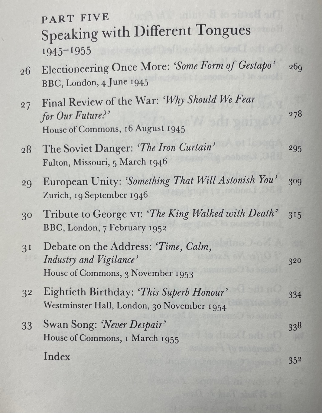 Blood, Toil, Tears, and Sweat: The Speeches of Winston Churchill