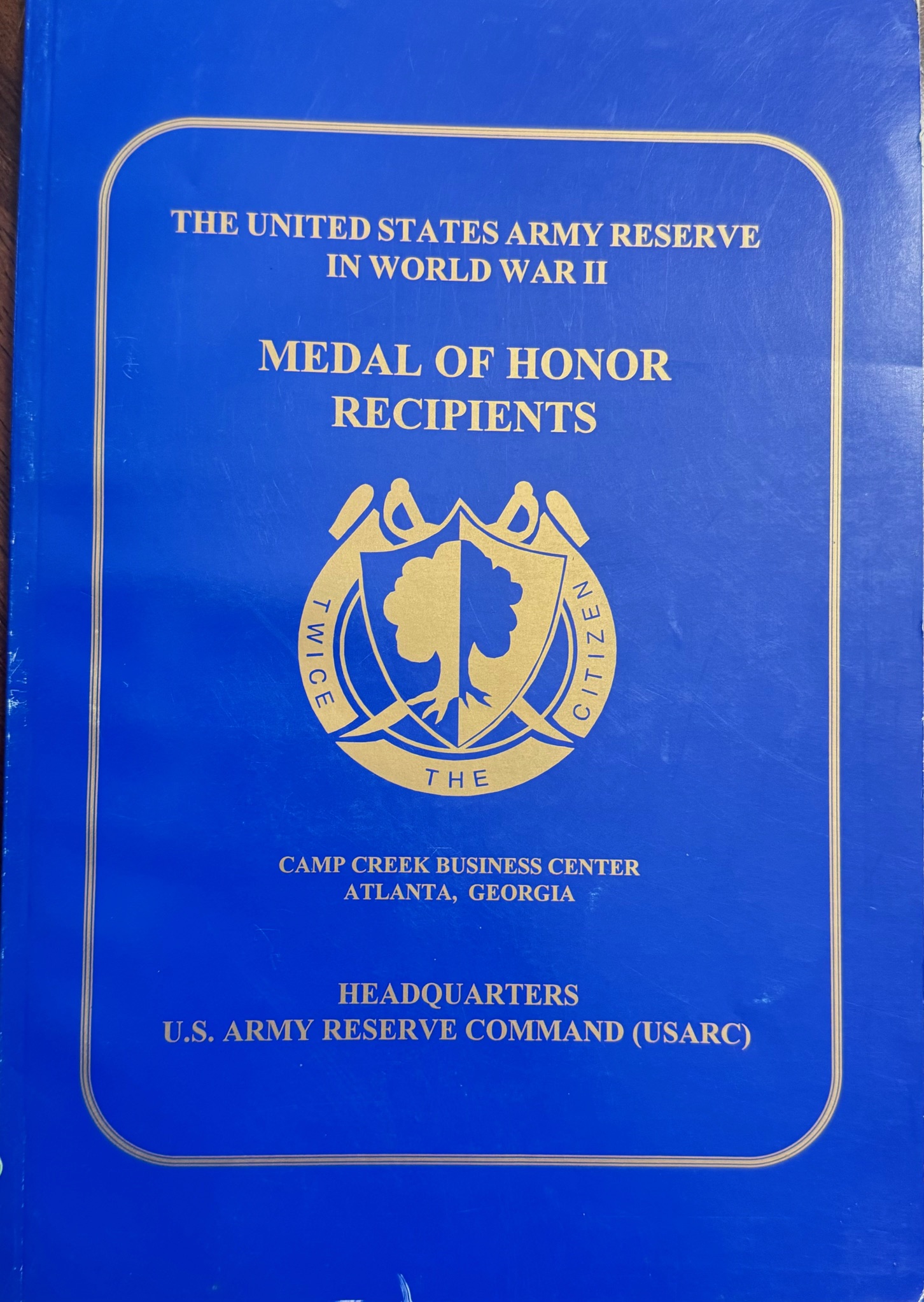 The United States Army Reserve in World War II : Medal of Honor ...