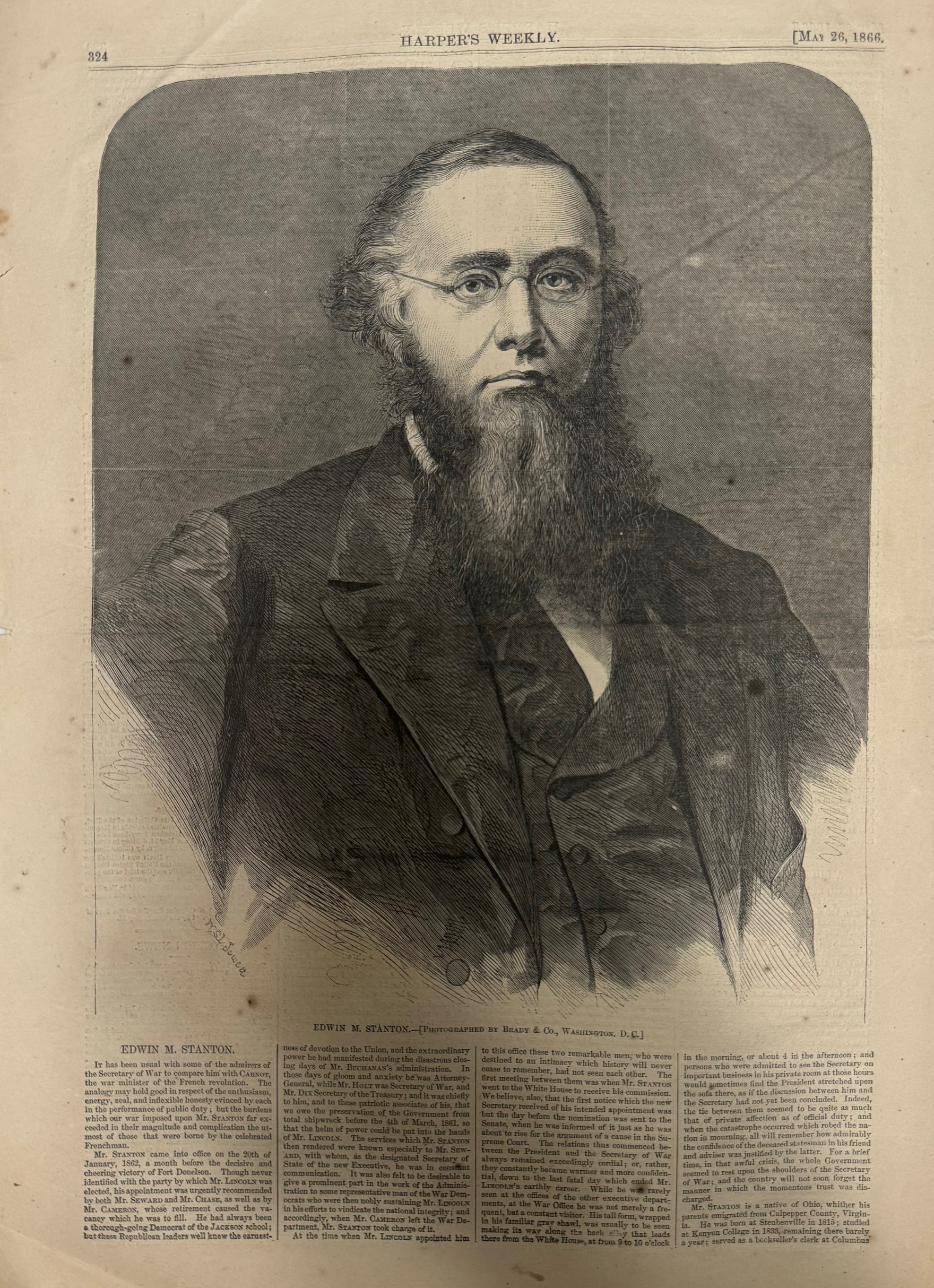 Harper's Weekly: A Journal of Civilization (Vol. X, - No. 491) May 26 ...