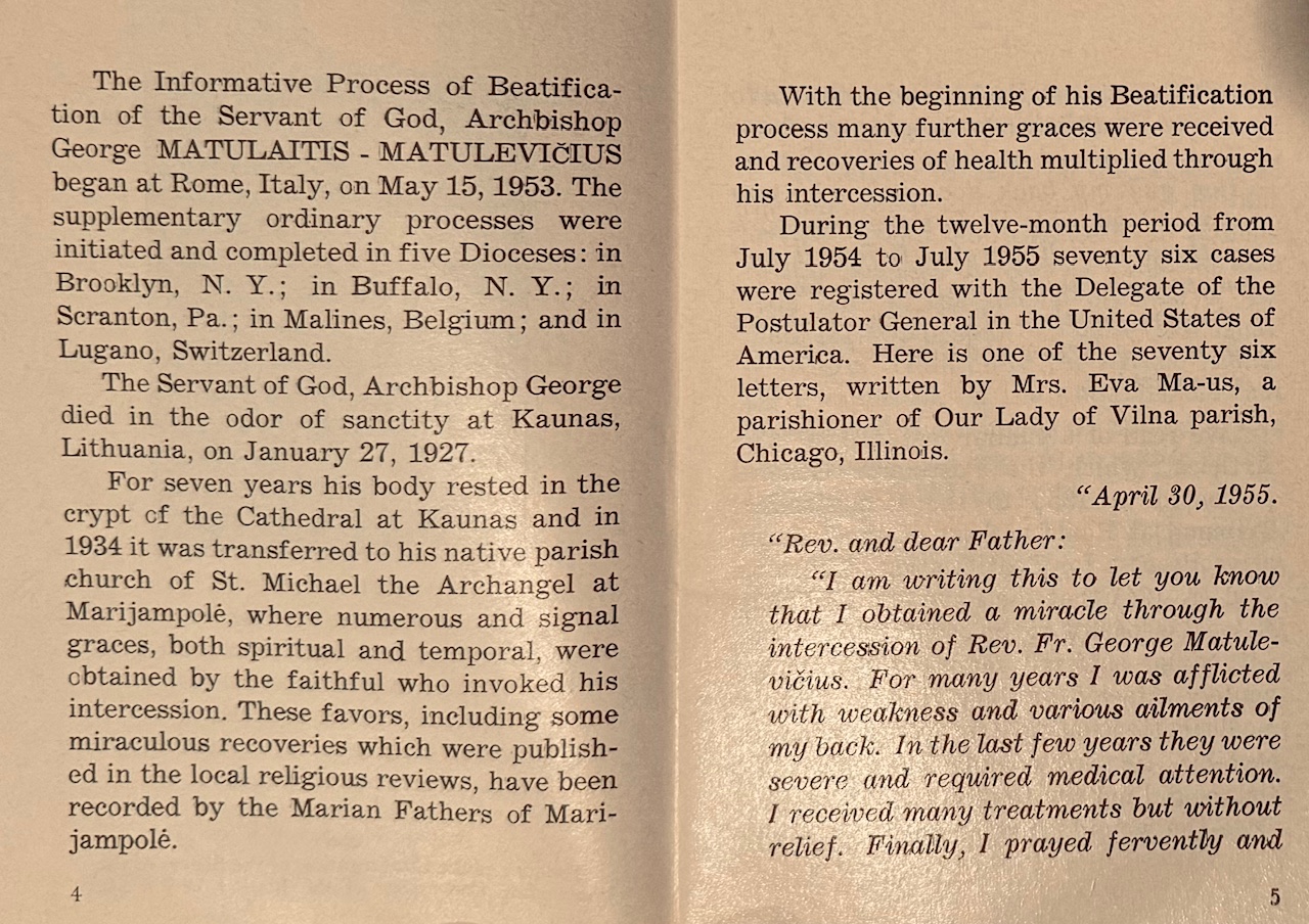 A Modern Apostle: Servant of God Archbishop George Matulaitis-Matulevicius