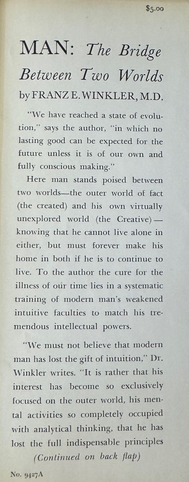 Man: The Bridge Between Two Worlds