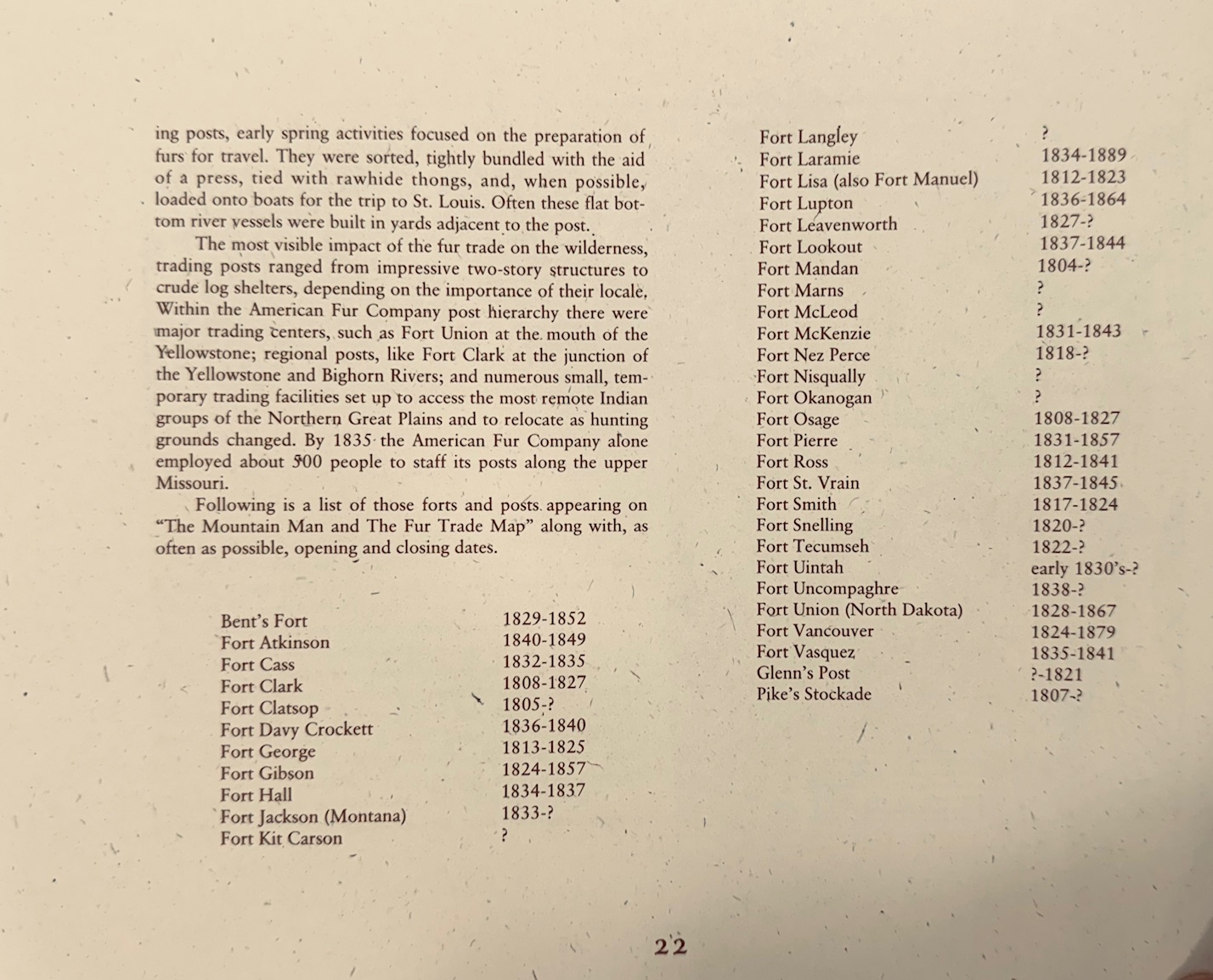The Mountain Man & the Fur Trade, Their Rocky Mountain World, 1820 ...
