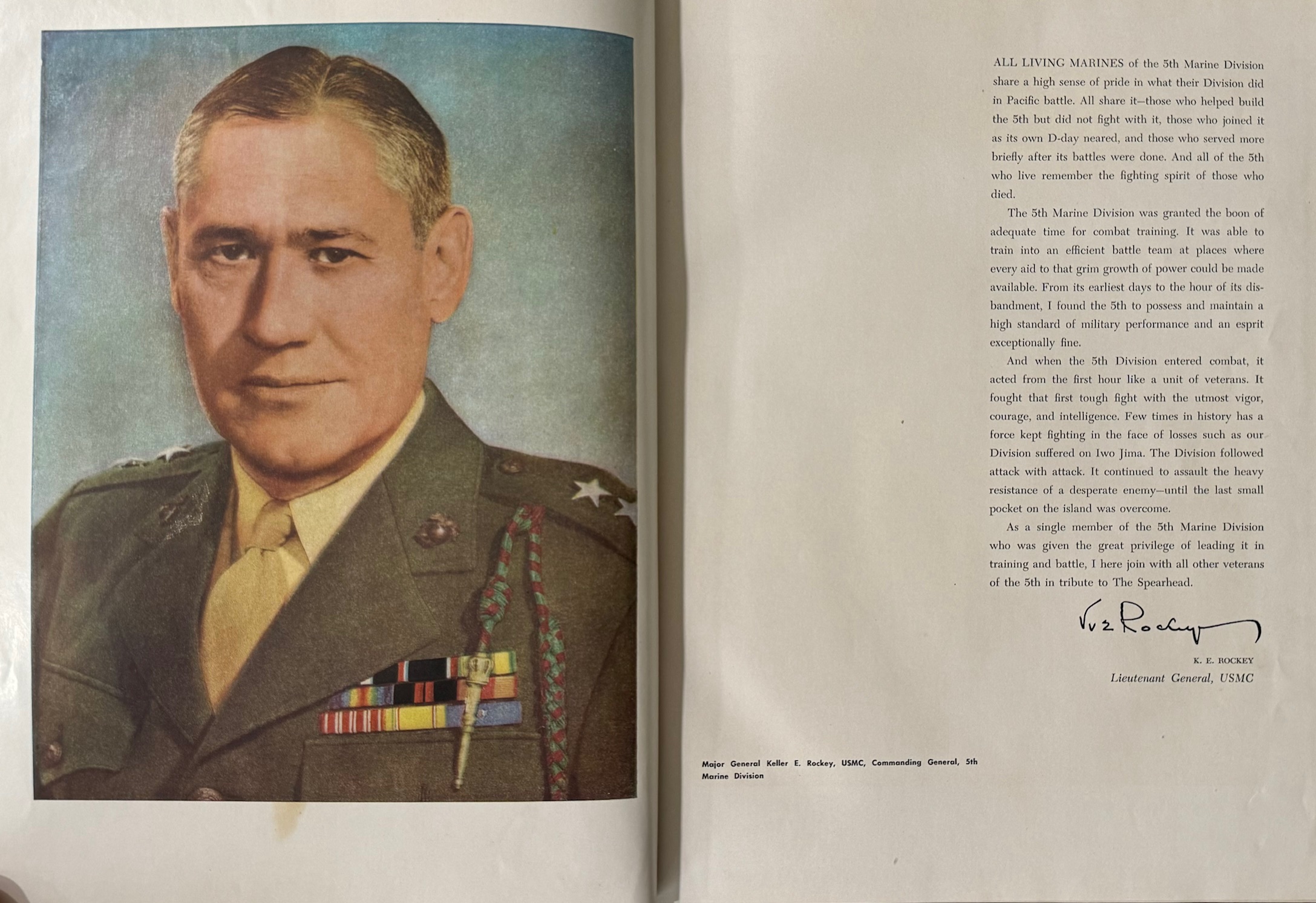 The Spearhead: The World War II History of the 5th Marine Division