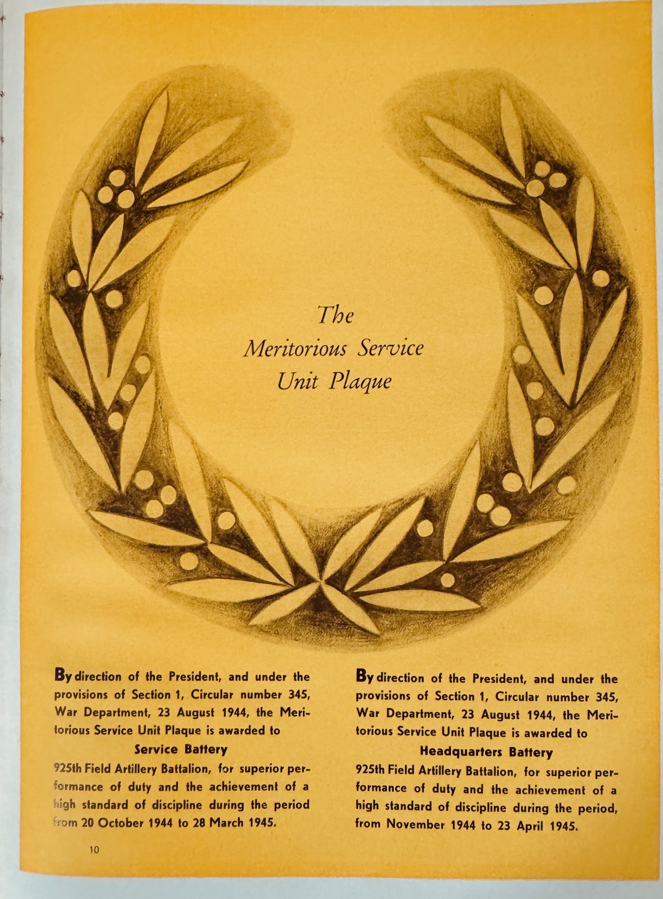 Artillery, The King of Battle - 925th Field Artillery Battalion [WWII]