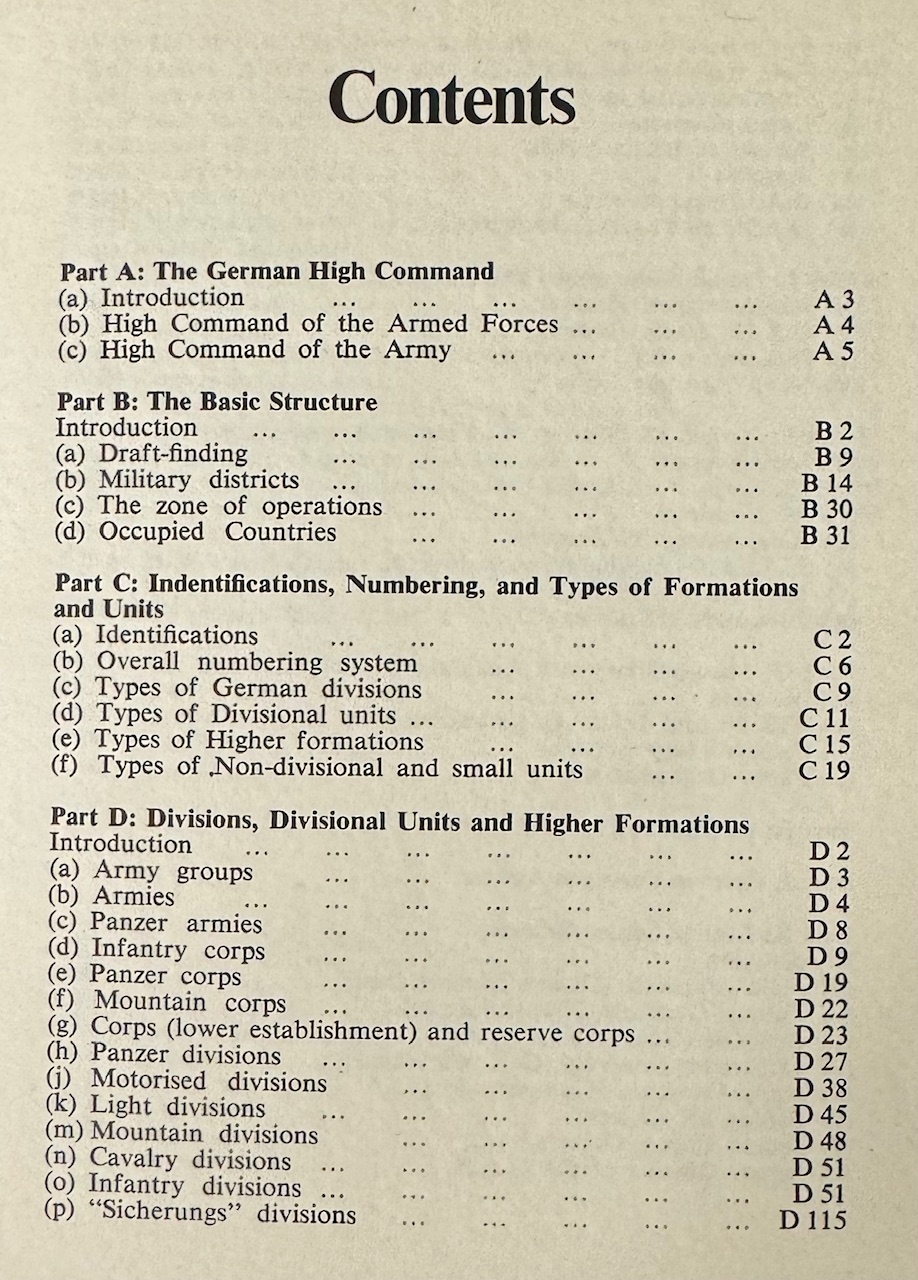 German Order of Battle, 1944: The Regiments, Formations and Units of ...